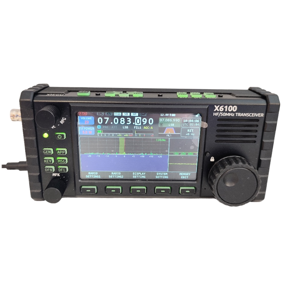 XIEGU X6100 d'occasion HF + 6m QRP 5W & 10W FT8