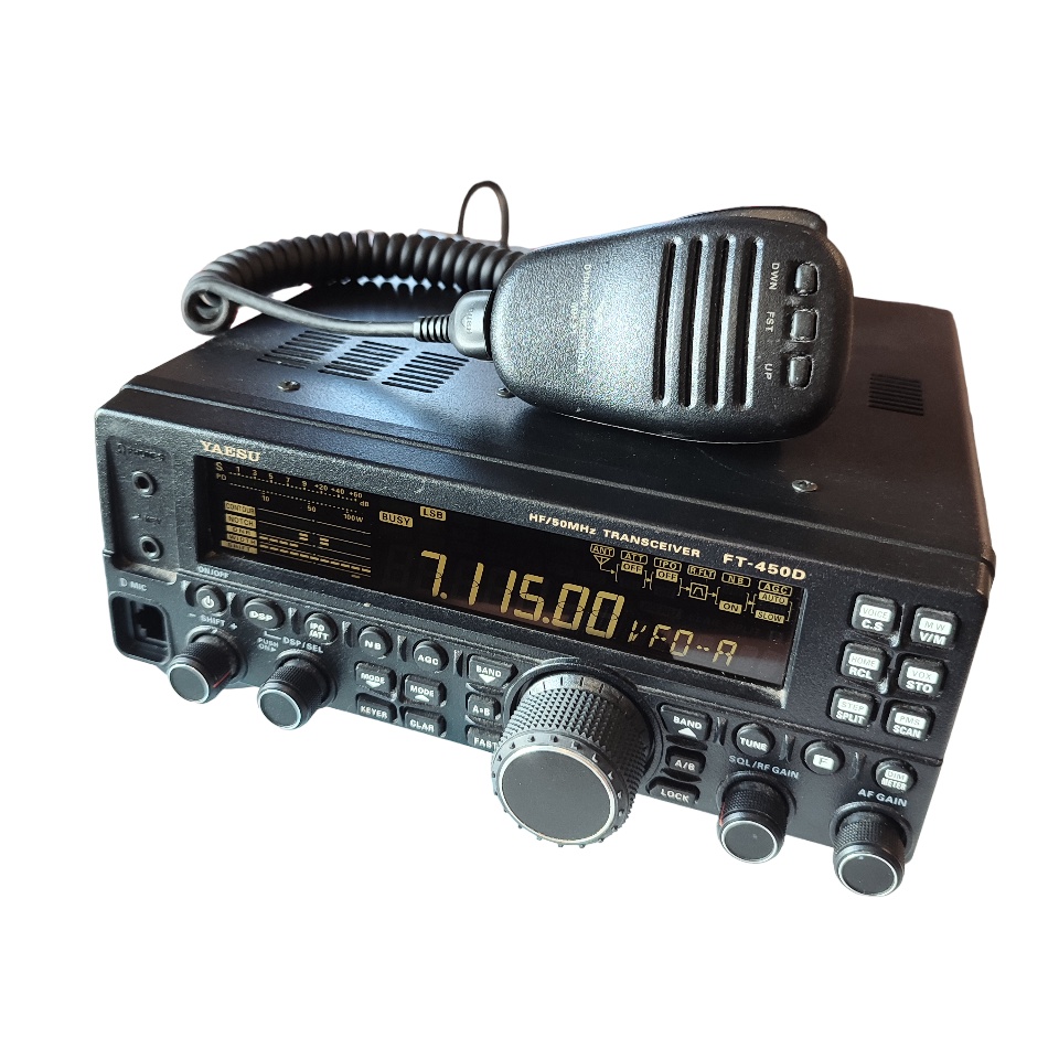 YAESU FT-450D d'occasion transceiver HF + 50Mhz